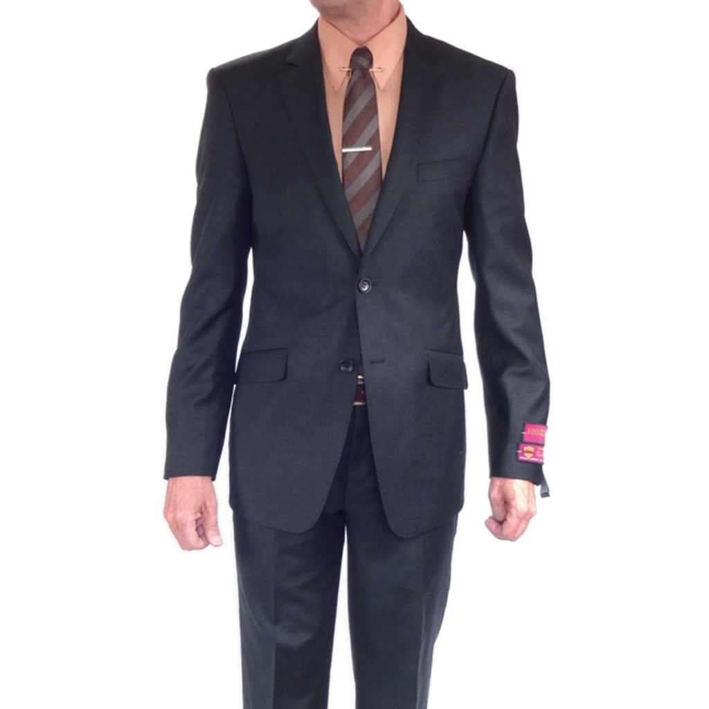 ENZO 150's Super Wool 2-Button Suits in 6 Solid Fabrics Colors