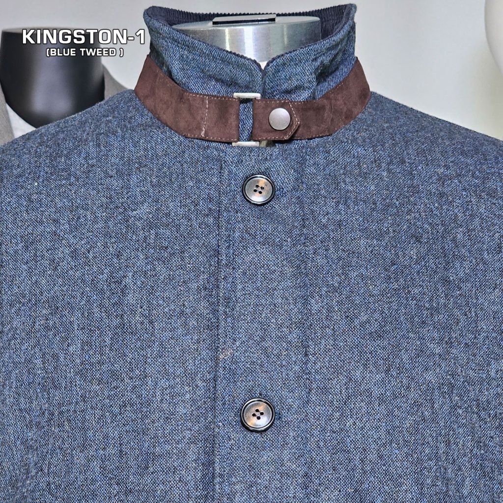 Kingston Blue/Gray Jacket by Enzo-Free Shipping CLEARANCE - Moda Italy ...