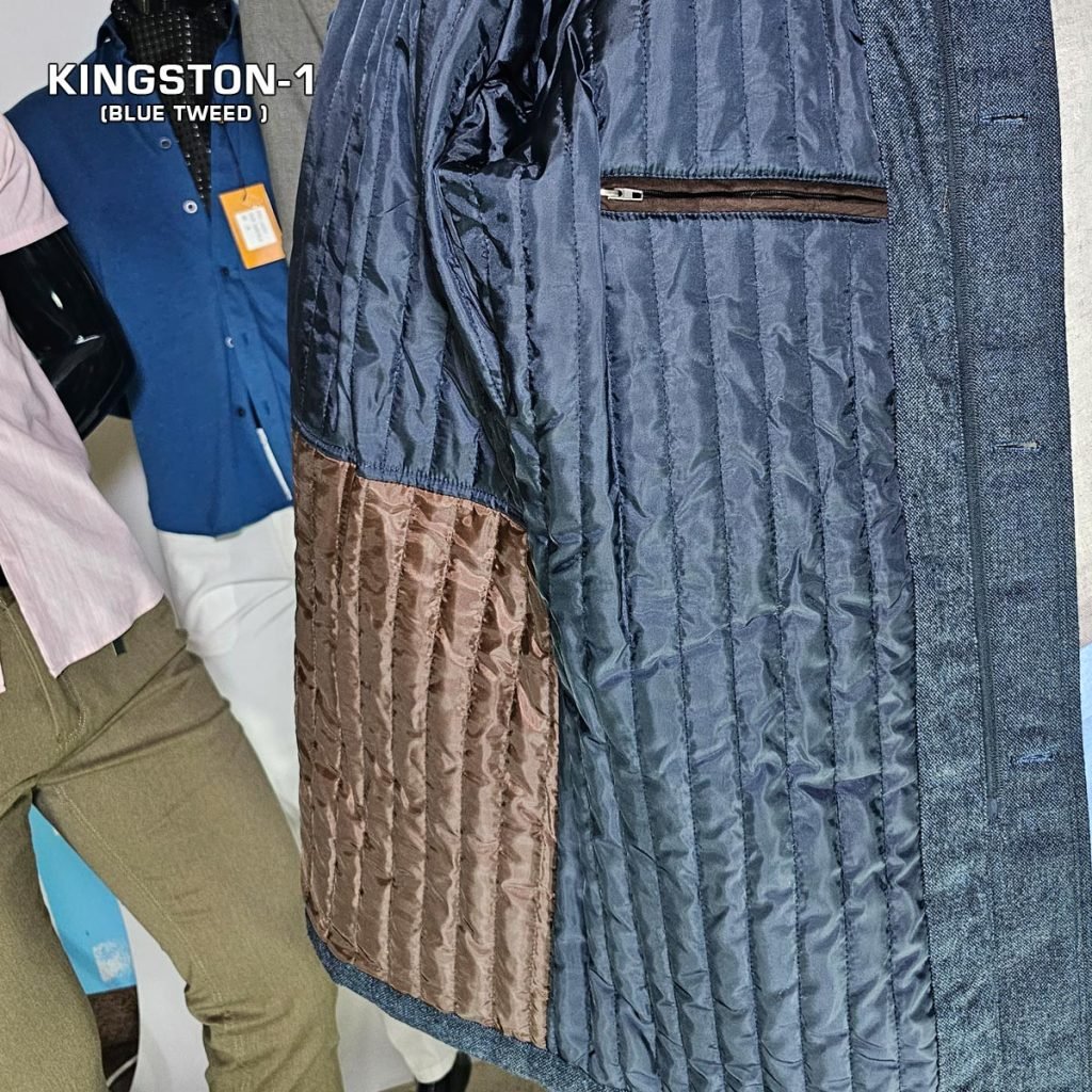 Kingston Blue/Gray Jacket by Enzo-Free Shipping CLEARANCE - Moda Italy ...